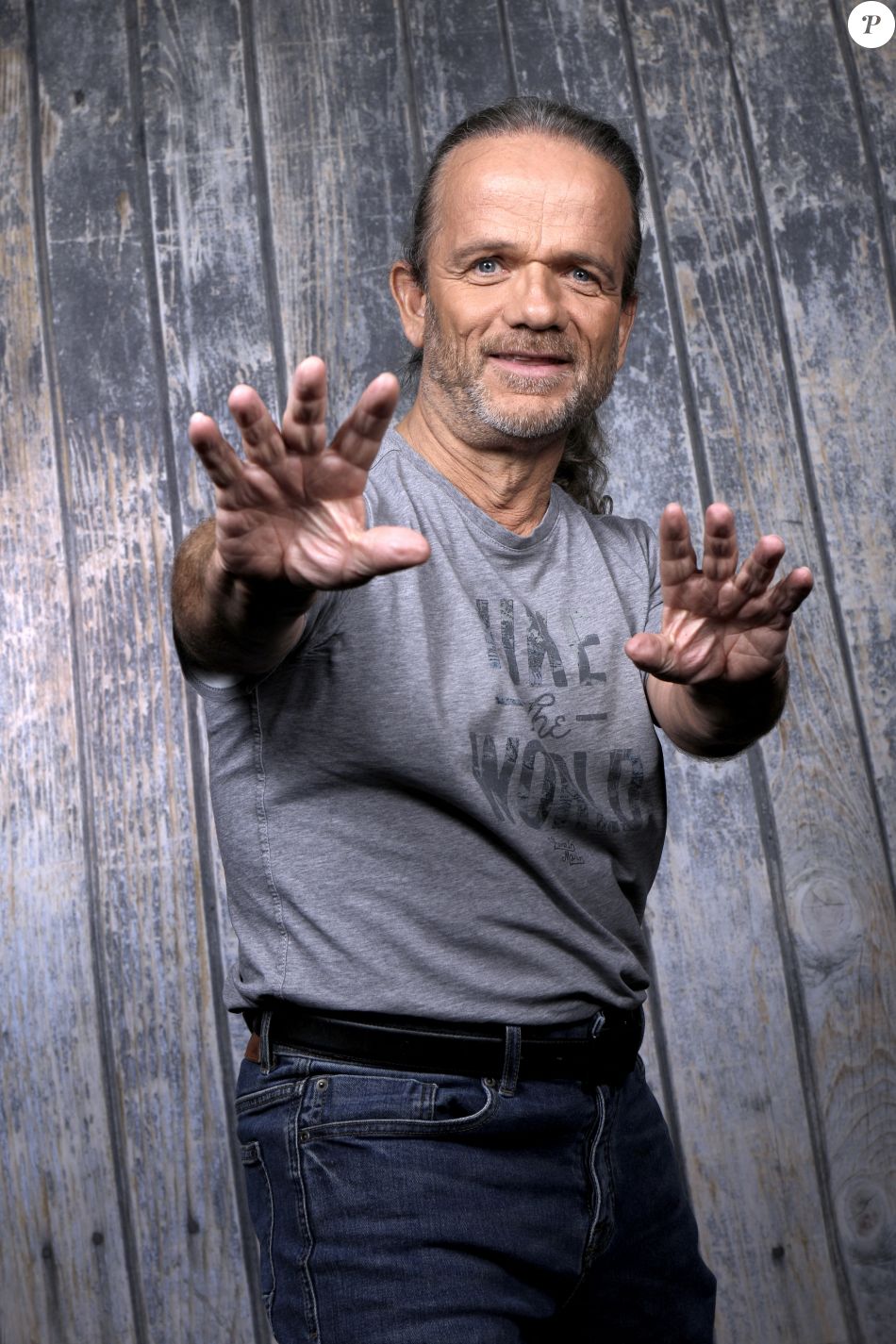 Portrait de Passe-Partout (André Bouchet) lors de l'enregistrement de l ...