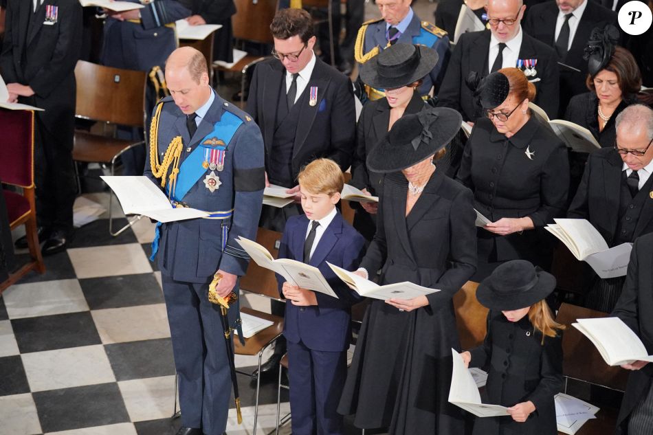 Le prince William, prince de Galles, le prince George, Catherine Kate ...