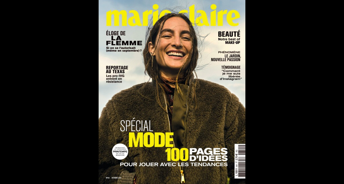 Photo : La couverture de "Marie Claire" du 6 septembre 2022. - Purepeople