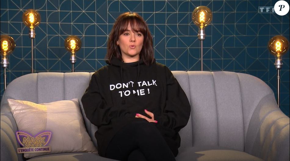 Alizée dans L'enquête continue de Mask Singer 2022, le 4 octobre, sur ...