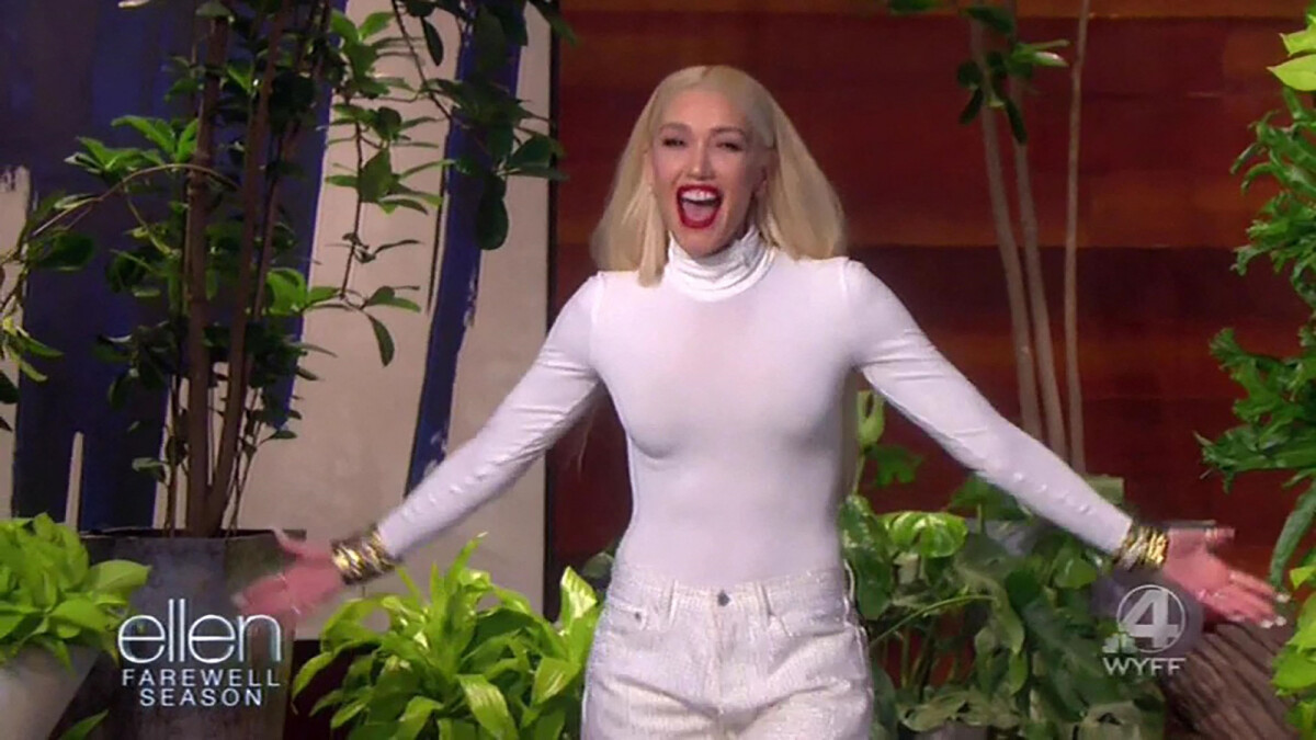 Photo : Gwen Stefani sur le plateau de l'émission "The Ellen Show" à ...