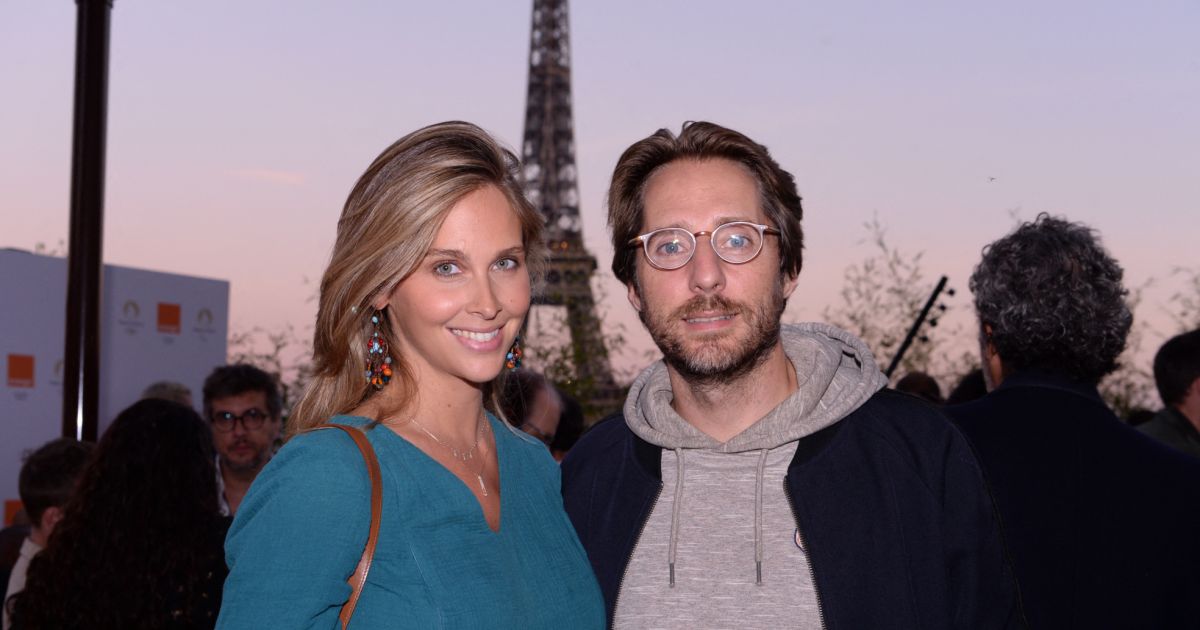 Exclusif - Ophélie Meunier (enceinte) et son mari Mathieu Vergne - Soirée Orange objectif 2024 ...