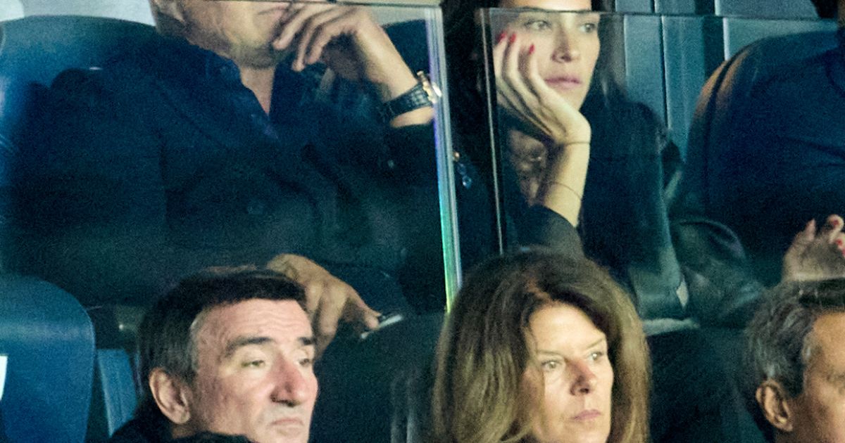 David Ginola et sa compagne Maëva Denat - People au match de Ligue 1 ...