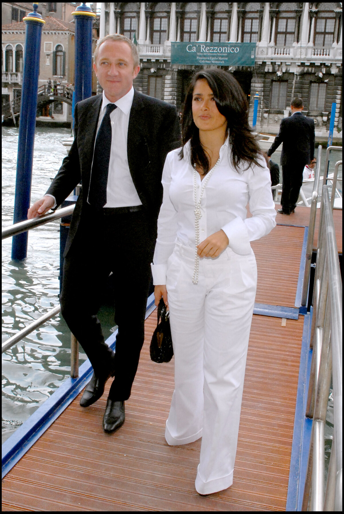 Photo : Salma Hayek et Francois-Henri Pinault à Venise - Purepeople