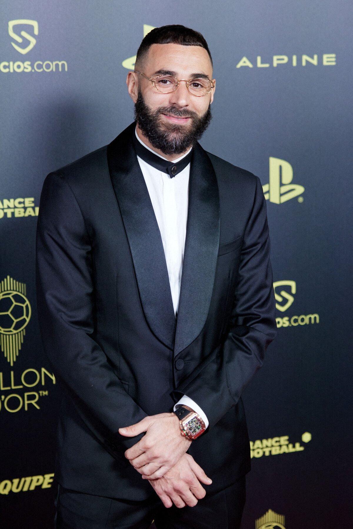Photo : Karim Benzema - Photocall de la 66ème cérémonie du Ballon d'Or ...