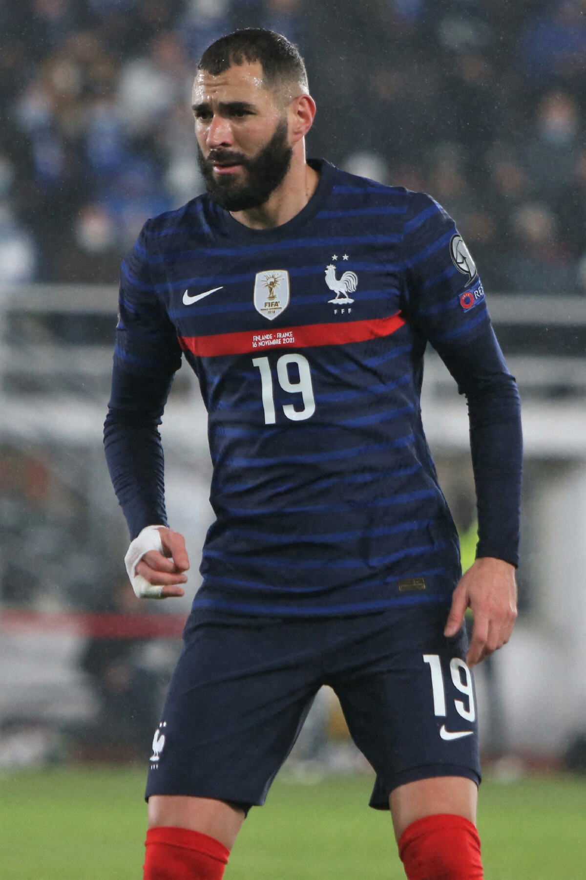 Photo : Karim Benzema - L'équipe de France bat la Finlande (2 - 0) lors ...