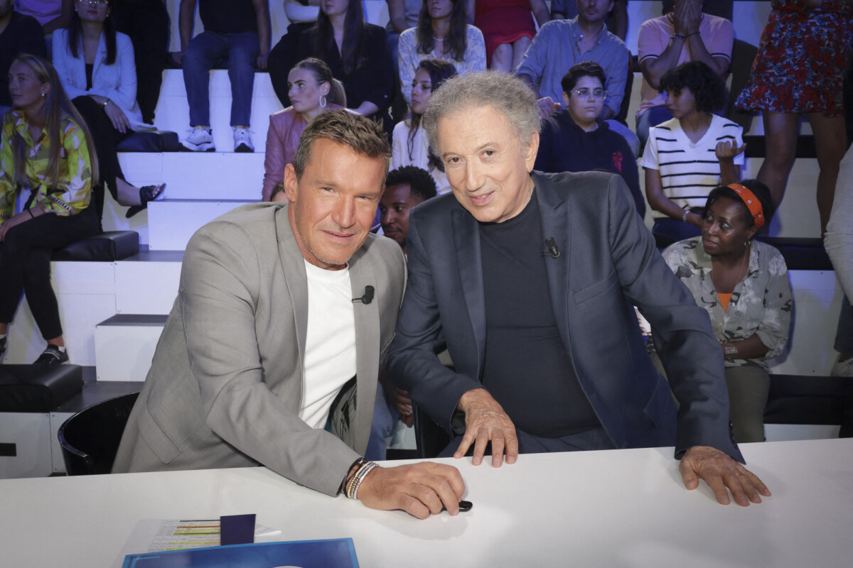 Photo : Benjamin Castaldi, Michel Drucker - Sur le plateau de l'émission TPMP (Touche Pas à Mon ...