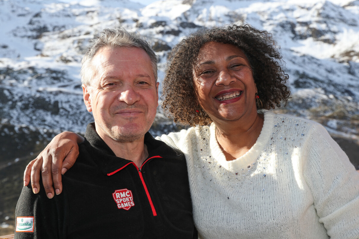 Photo : Semi-Exclusif - Thierry Rey et Maryse Ewanjé-Epée lors des ...