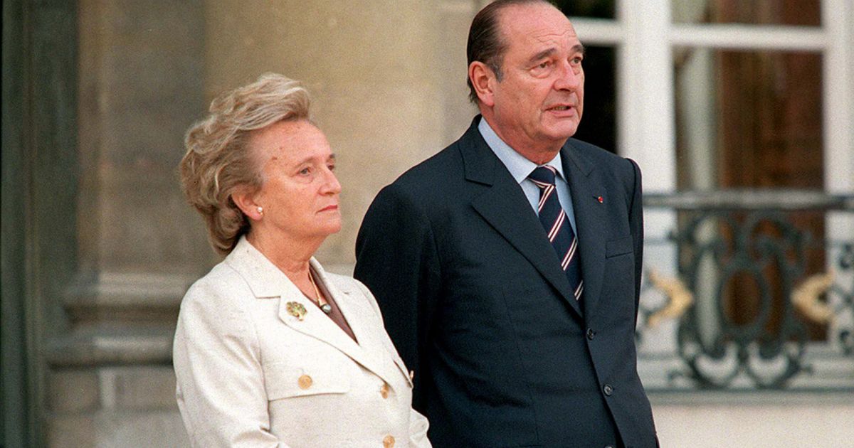 Bernadette et Jacques Chirac à l'Elysée en 1999 pour la venue du Duc du ...