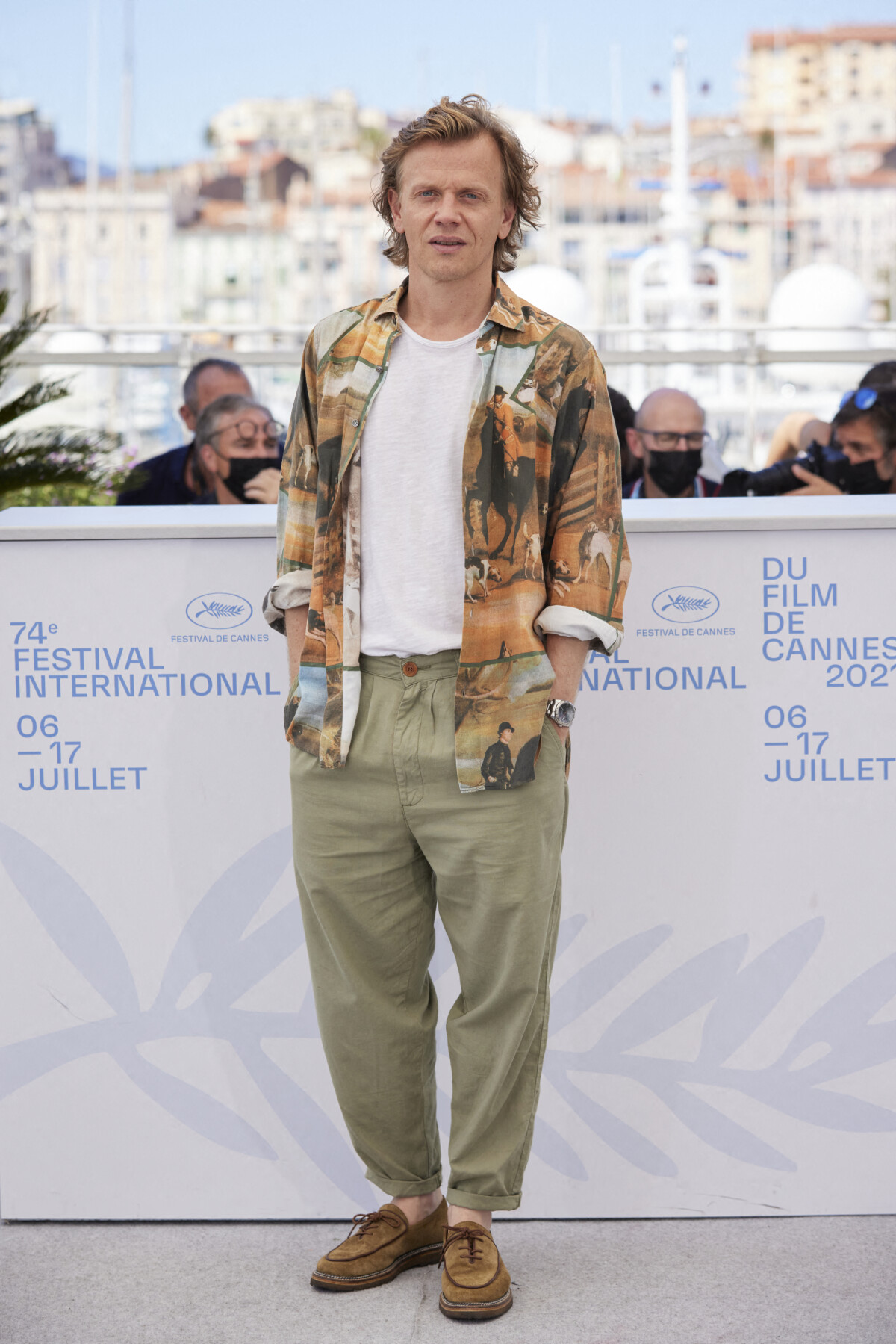 Photo : Alex Lutz au photocall du film Vortex lors du 74e Festival international du film de ...