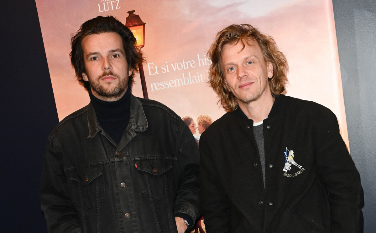 Photo : Thibault Segouin et Alex Lutz - Avant-première du film "Une ...