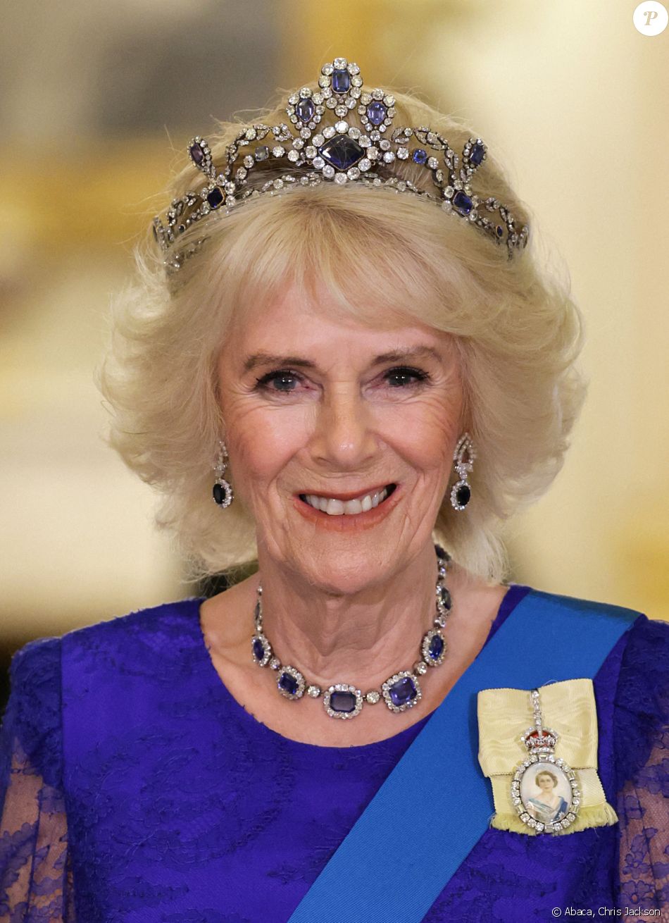Reine consort Camilla - Dîner officiel à Buckingham Palace à Londres en ...