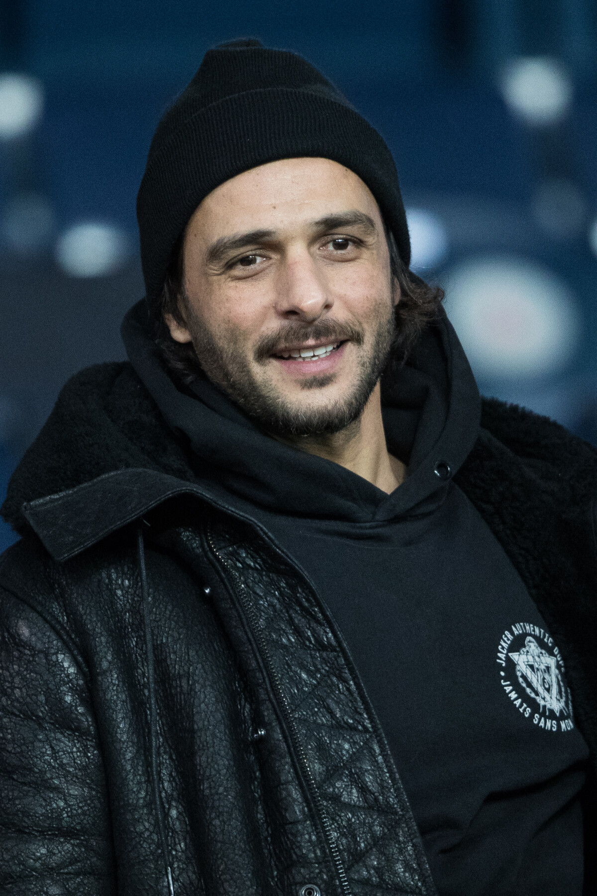 Photo : Maxim Nucci dans les tribunes lors du match de Champions League ...