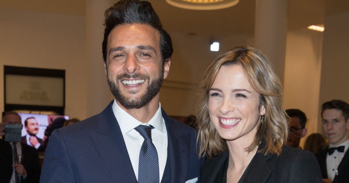 Maxim Nucci et sa compagne Isabelle Ithurburu (enceinte) - Arrivées ...