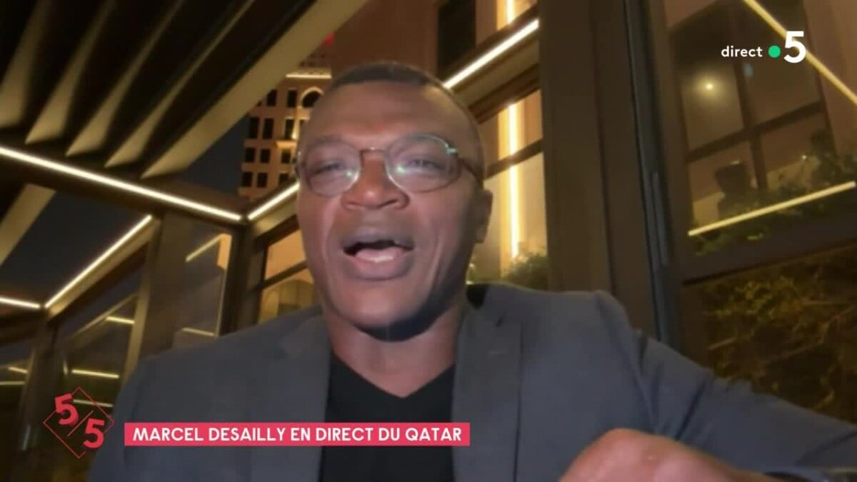 Vidéo : Marcel Desailly dans "C à vous". - Purepeople