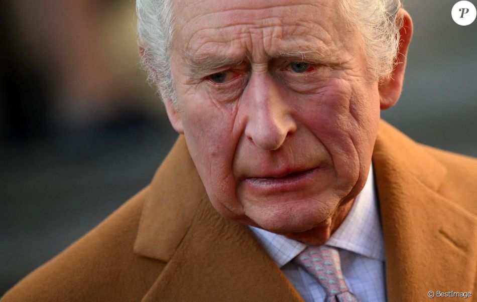 Le roi Charles III d'Angleterre visite l'hôtel de ville de Luton ...