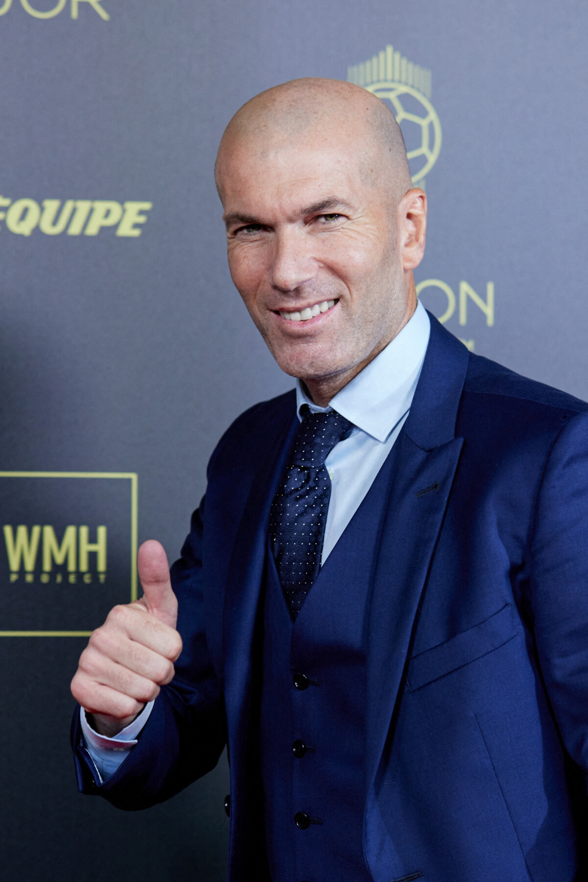 Photo : Zinedine Zidane - Photocall de la 66ème cérémonie du Ballon d ...