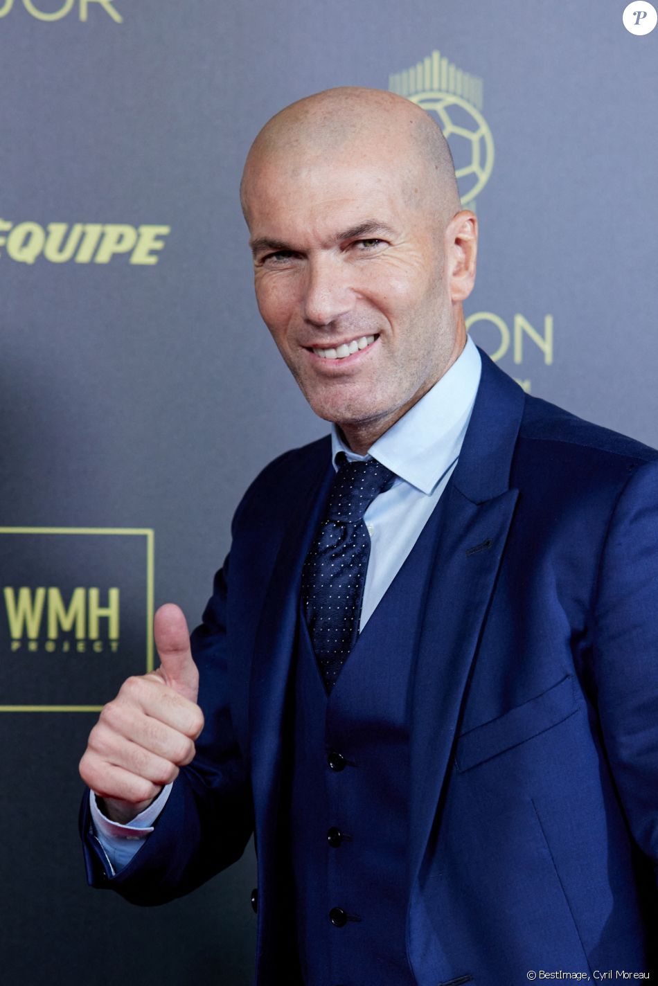 Zinedine Zidane - Photocall de la 66ème cérémonie du Ballon d'Or au ...