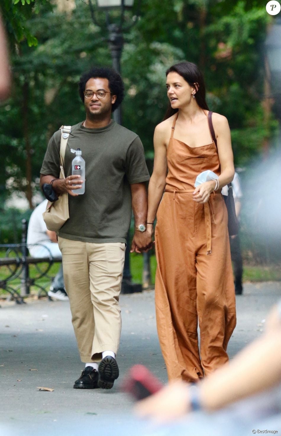 Exclusif - Katie Holmes et son compagnon Bobby Wooten III font une ...