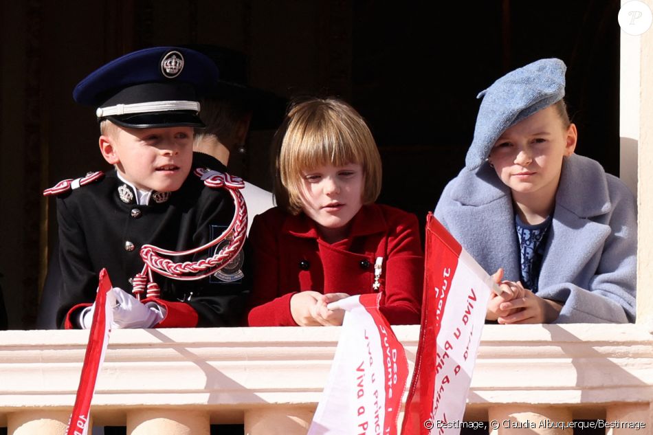 Le prince Jacques de Monaco, marquis des Baux, La princesse Gabriella ...