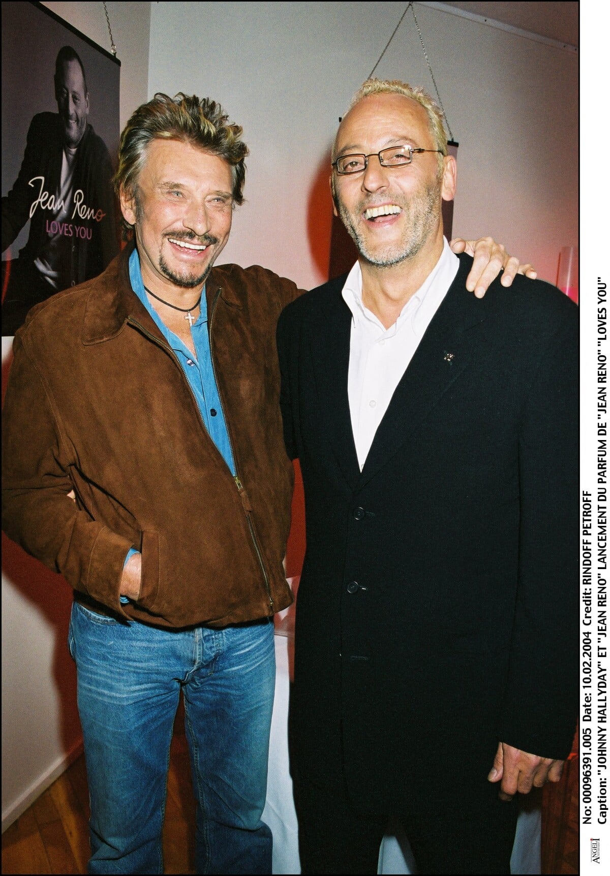 Photo : Johnny Hallyday et Jean Reno - Purepeople