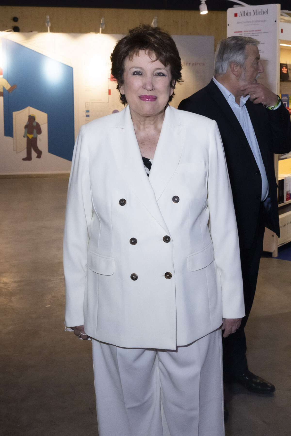 Photo : Roselyne Bachelot au Festival du Livre de Paris au Grand Palais ...