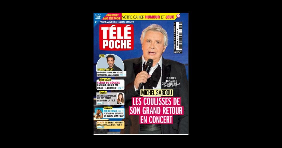 Couverture du Télé Poche du 9 janvier 2023 - Purepeople