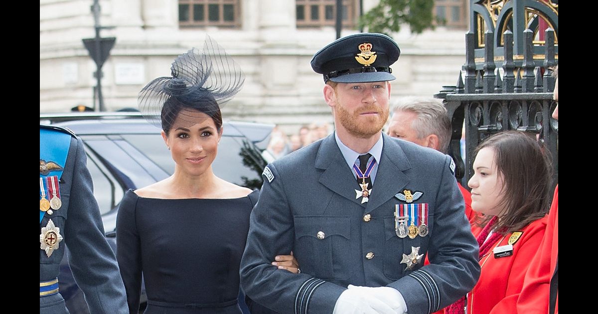 Meghan Markle, duchesse de Sussex (habillée en Dior Haute Couture par ...