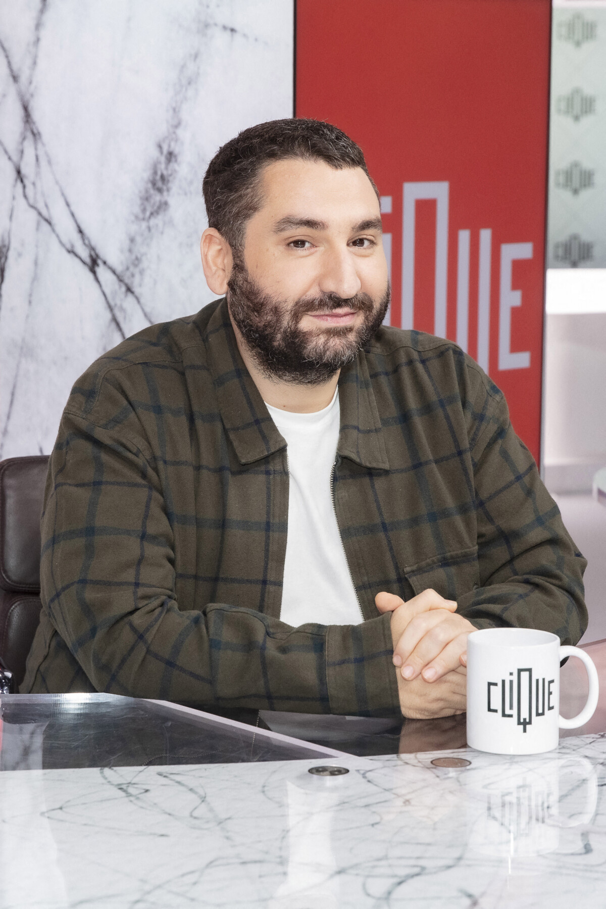 Photo : Exclusif - Mouloud Achour - Enregistrement de l'émission Clique ...