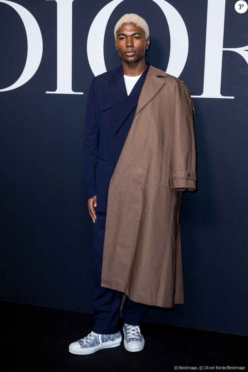 Deon Hinton - Photocall du défilé Dior lors de la Fashion Week Homme automne-hiver 2023/24 de ...