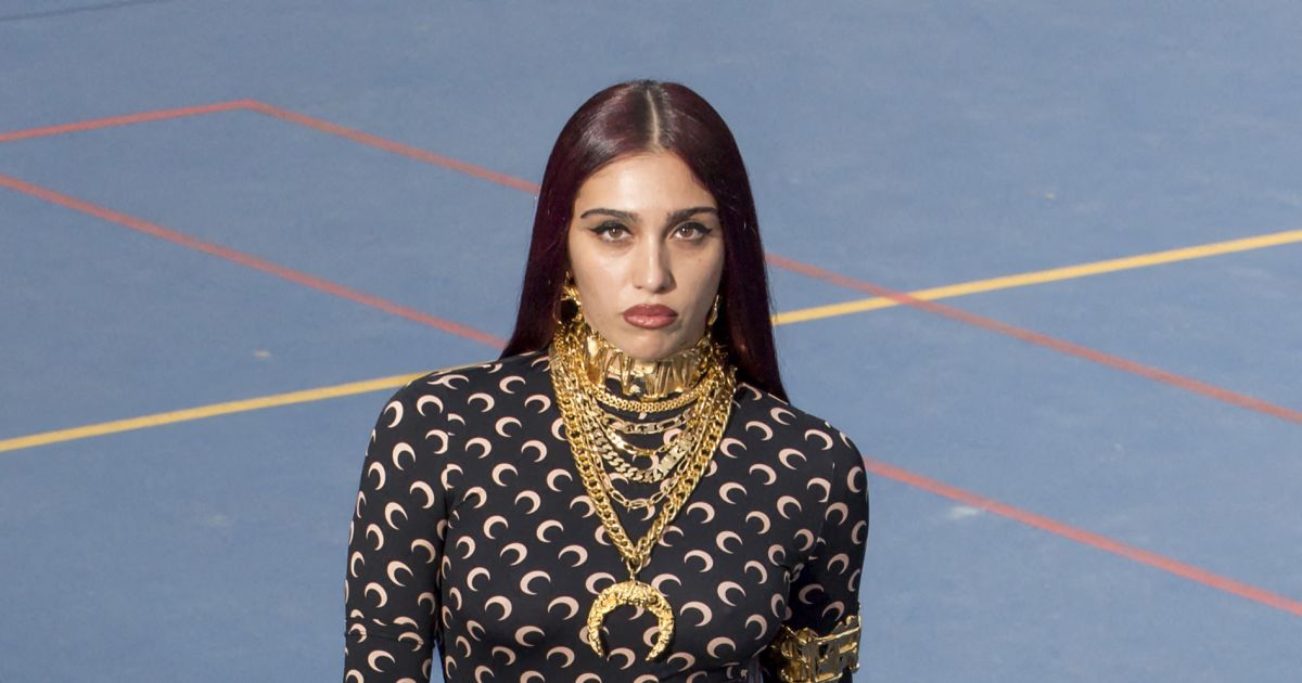 Lourdes Leon (fille de Madonna) - Défilé Marine Serre Collection Prêt-à ...