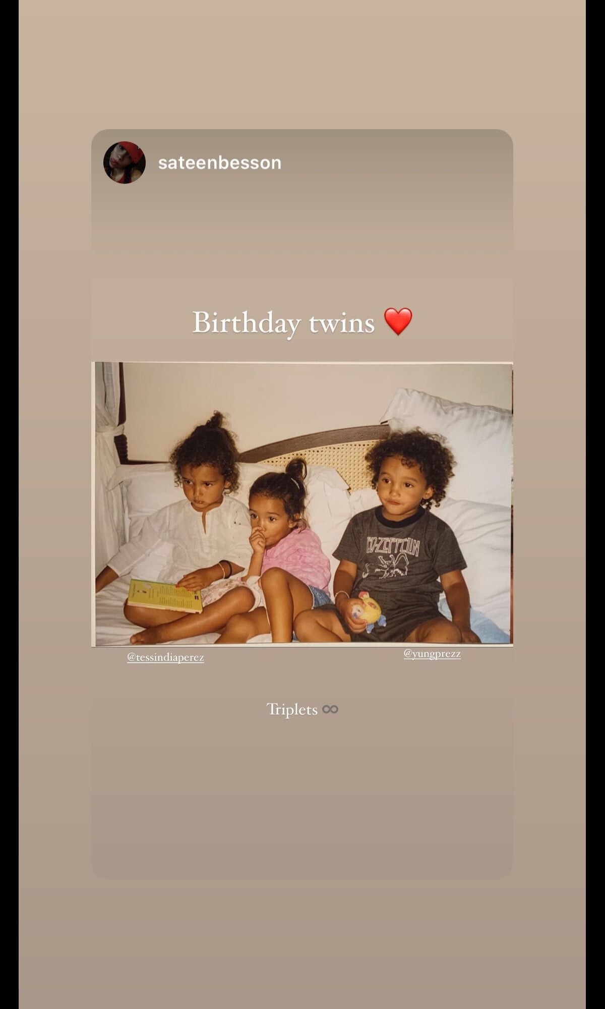 Photo : C'est l'anniversaire de Tess et Pablo Perez, les jumeaux de ...