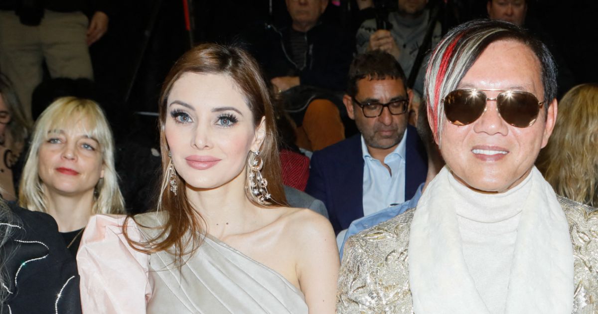 Deborah Valdez et son mari Stephen Hung - Défilé de mode Haute-Couture ...