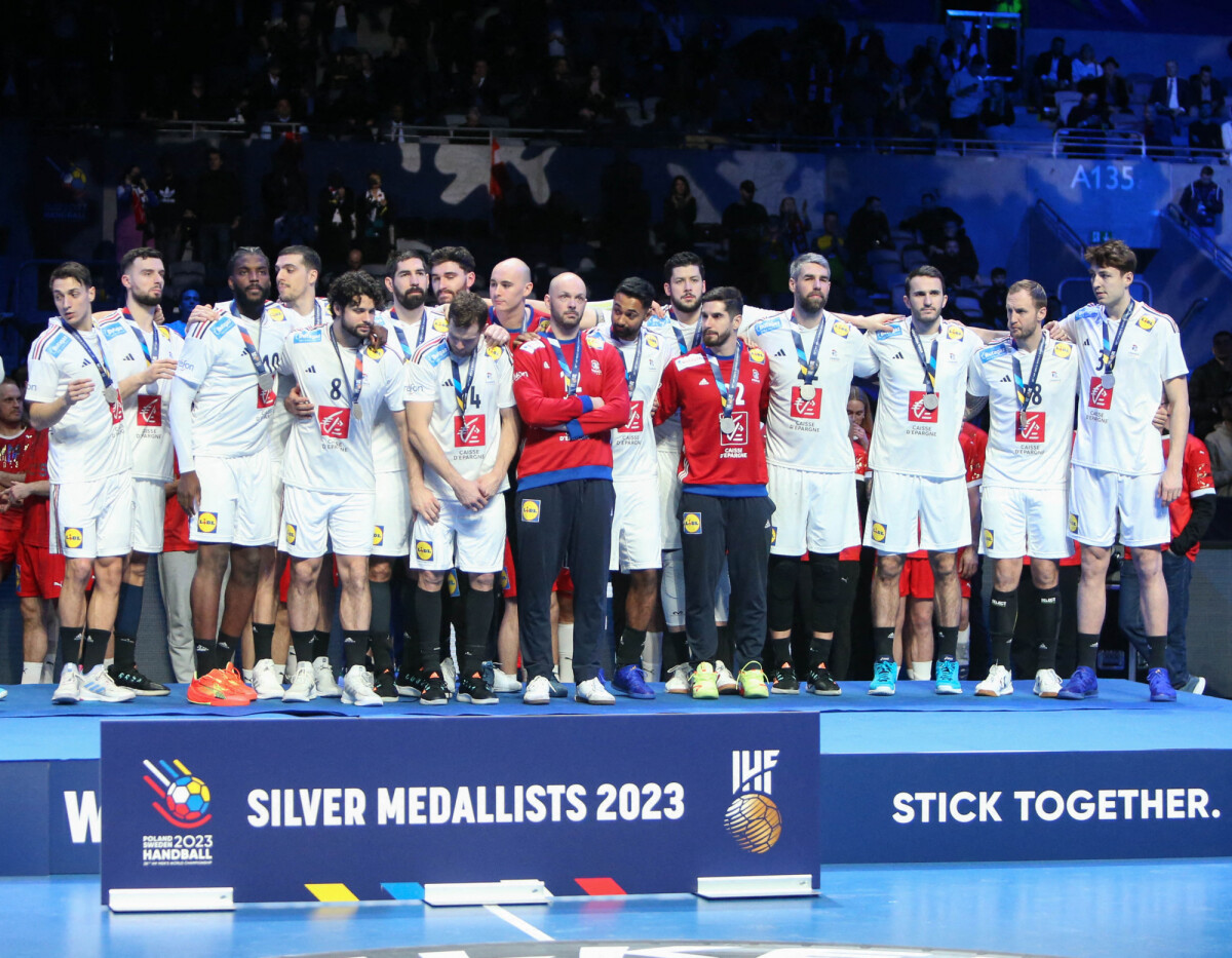 Photo : Equipe de France - Championnat du monde de handball - Match ...