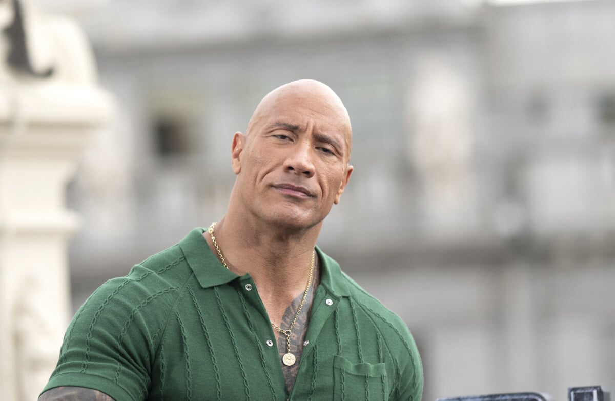 Photo : Dwayne Johnson au photocall du film "Black Adam" au NH ...