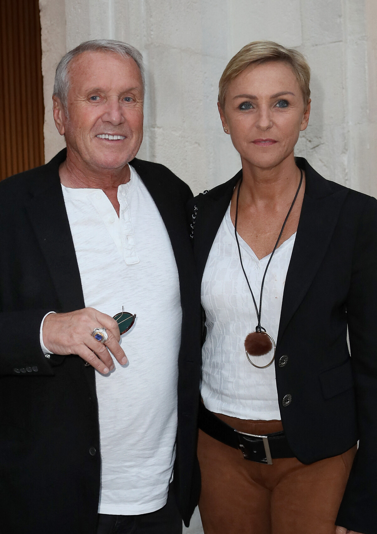 Photo : Yves Rénier et sa femme Karin lors du troisième jour du ...