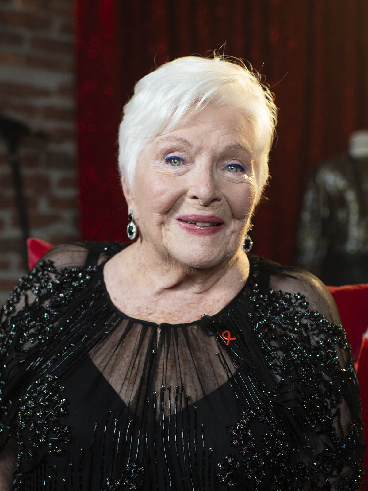 Photo : Exclusif - Line Renaud - Backstage de l'enregistrement de l ...