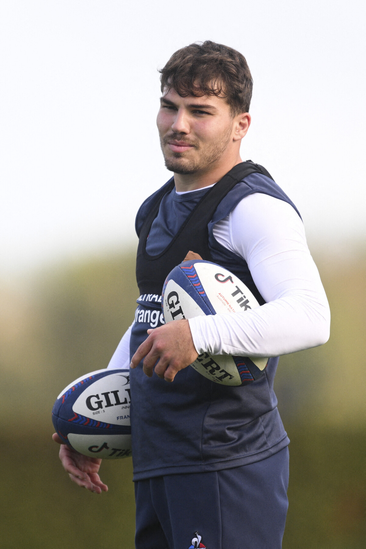 Photo : Dupont Antoine (Fra) - Entraînement de l'équipe du XV de France ...