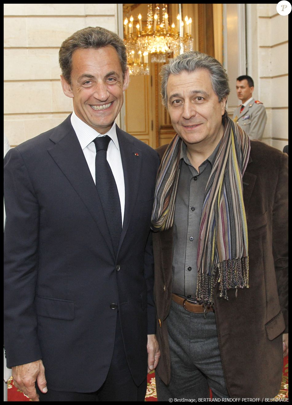 Exclusif - Nicolas Sarkozy et Christian Clavier - Cérémonie de remise ...
