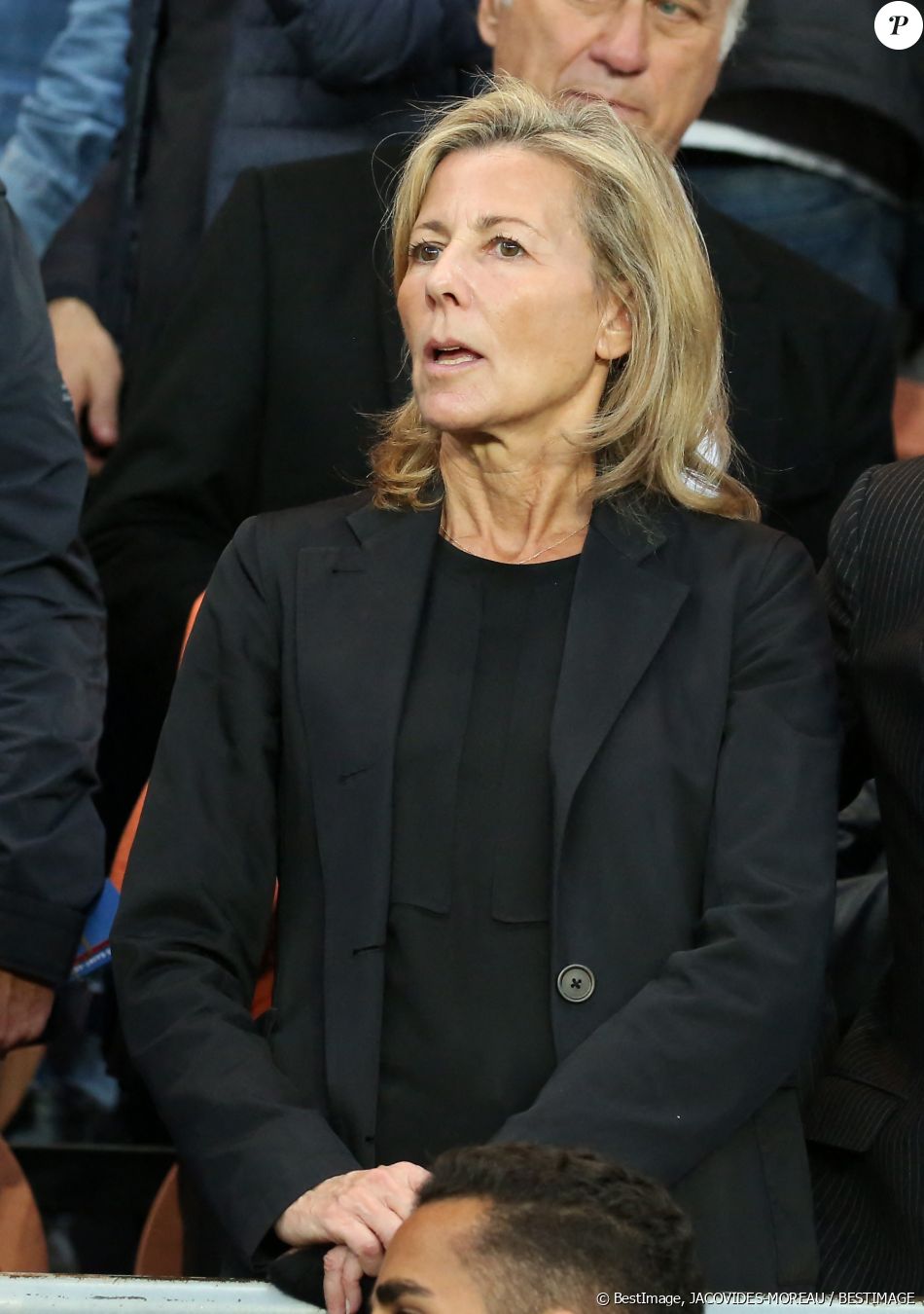 Exclusif - Claire Chazal avec son fils François Poivre d'Arvor et un ...