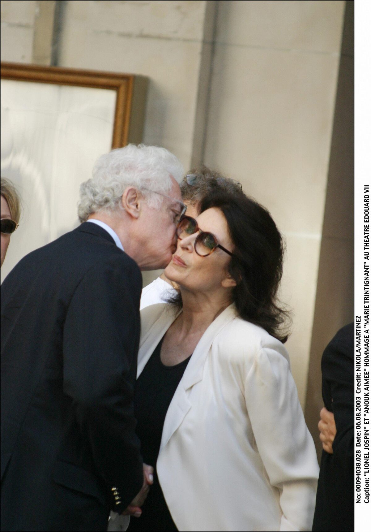 Photo : Lionel Jospin, Anouk Aimée - Ultime Hommage à Marie Trintignant ...