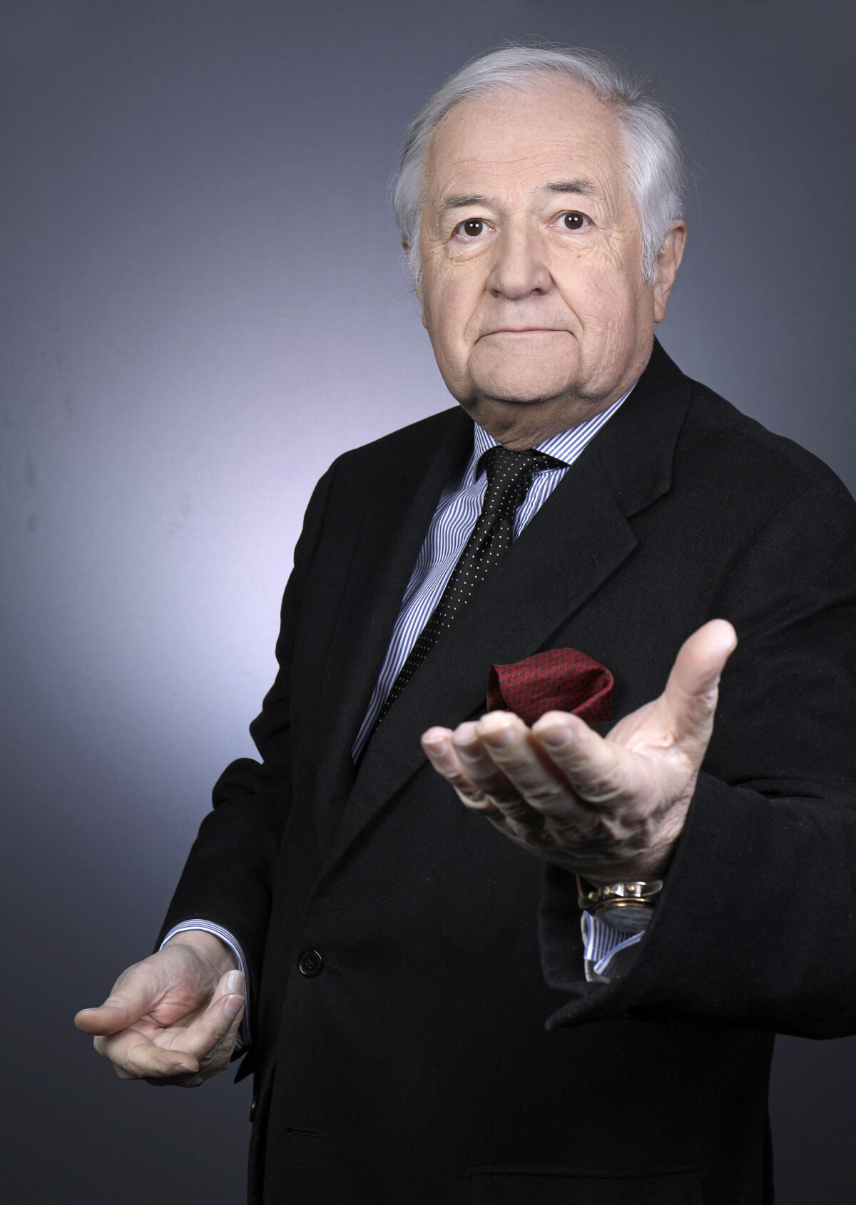 Photo : Portrait de Jacques Mailhot lors de l'enregistrement de l ...