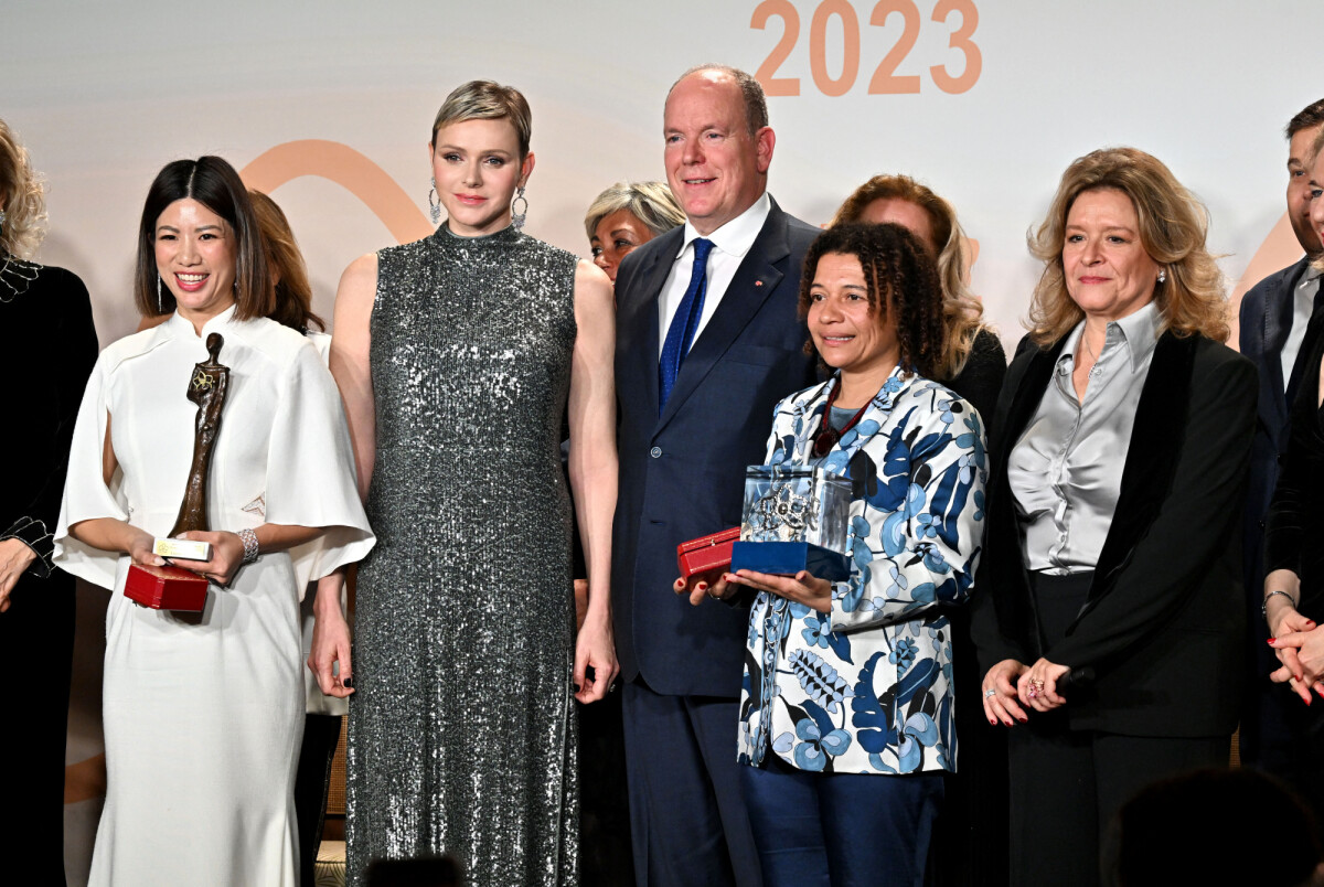 Photo : Leanne Roberts, la princesse Charlene de Monaco, le prince ...