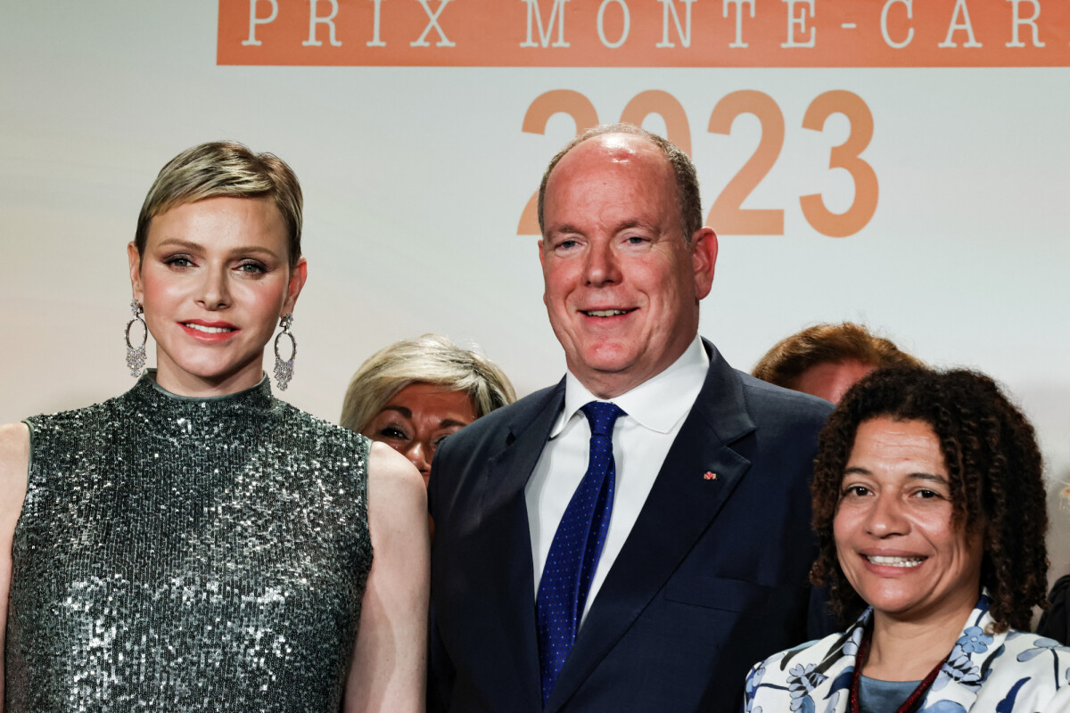 Photo : La princesse Charlene de Monaco, le prince Albert II de Monaco ...