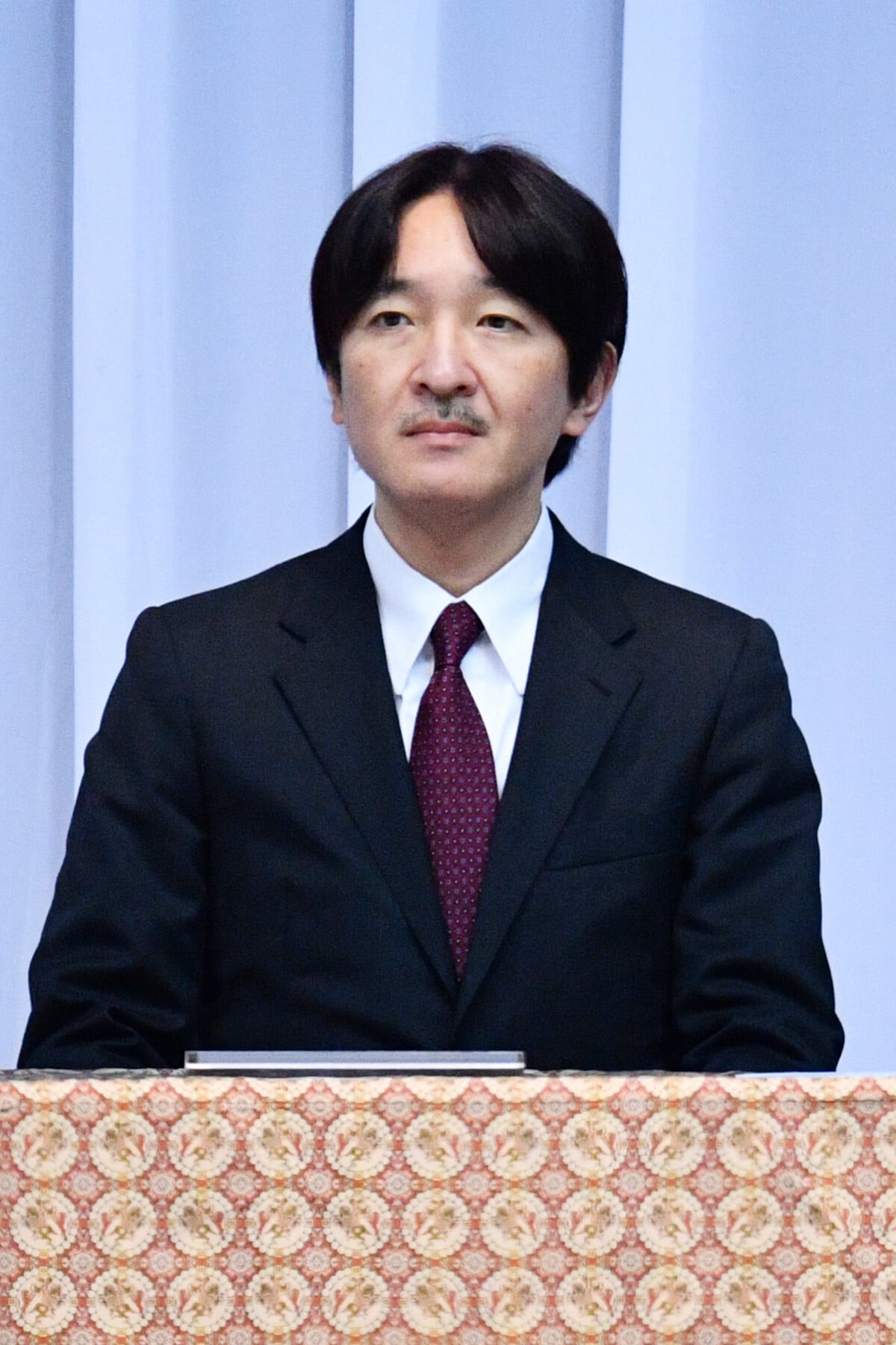 Photo : Le prince Fumihito d'Akishino du Japon lors de la présentation ...