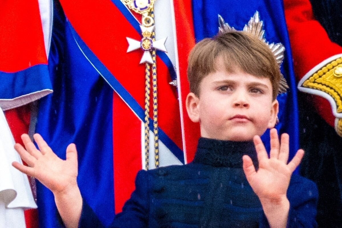 Photo : Le prince Louis de Galles - La famille royale britannique salue ...