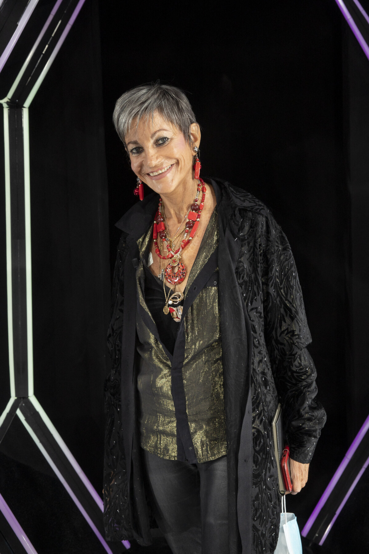 Photo : Exclusif - Isabelle Morini-Bosc - Backstage de l'enregistrement ...