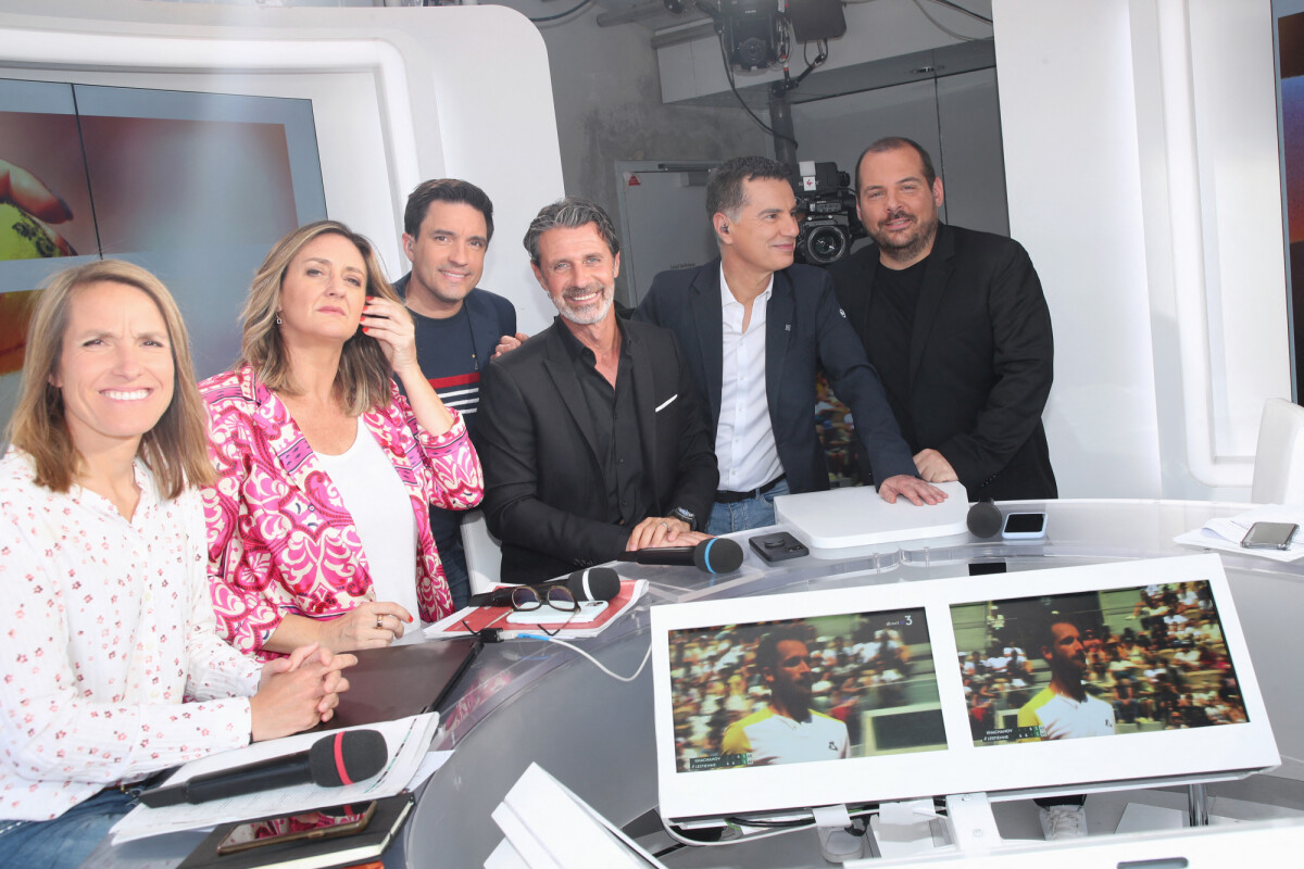 Photo : Exclusif - L'équipe de France Télévision : Justine Henin, Mary ...