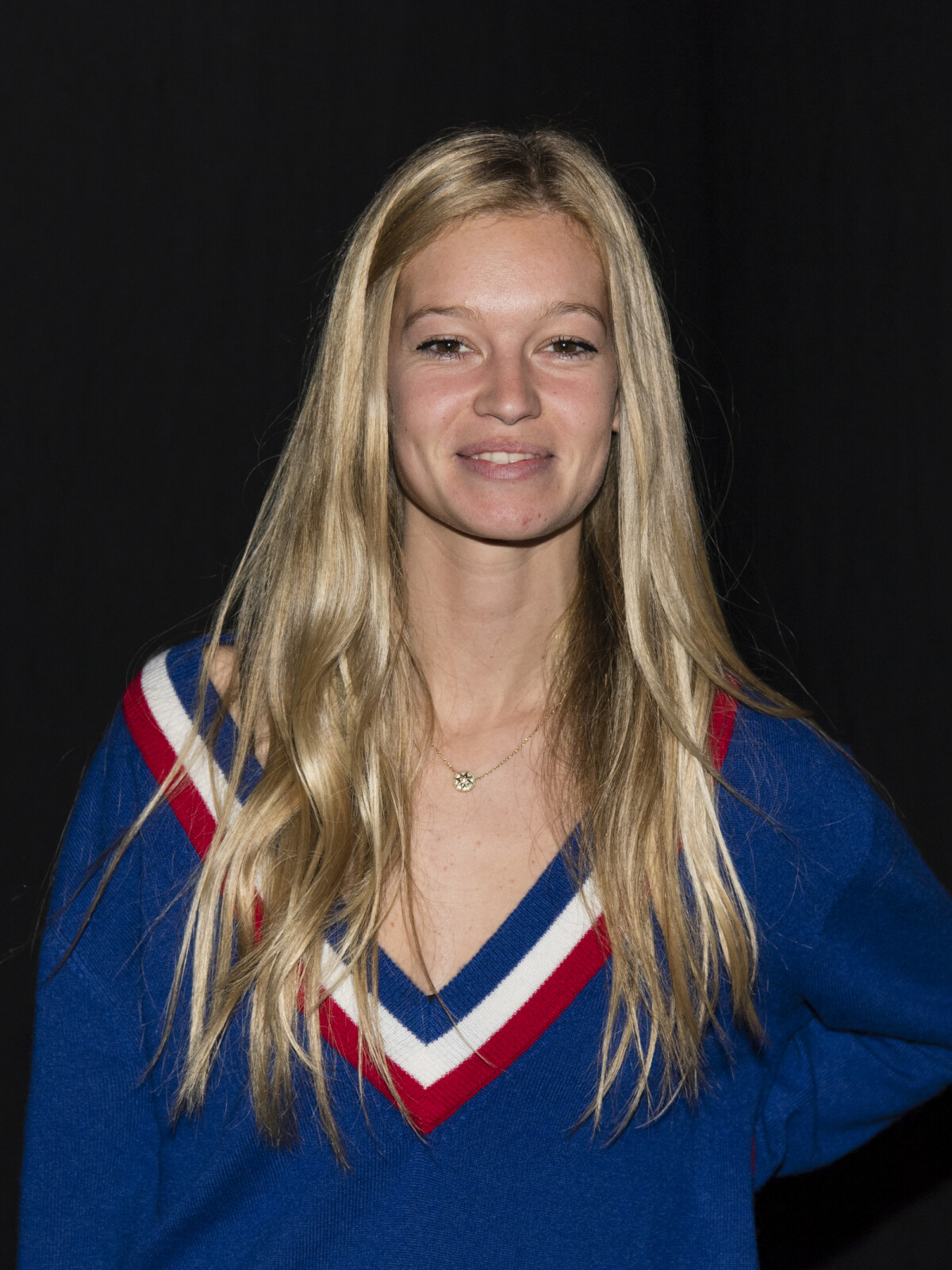 Photo : Clémence Bertrand (femme de Lucas Pouille) - 1er match de la ...