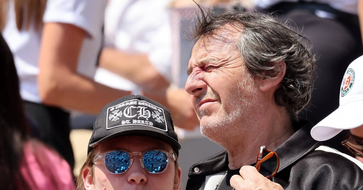 Jean-Luc Reichmann avec son fils Swann à Roland-Garros, un duo père ...